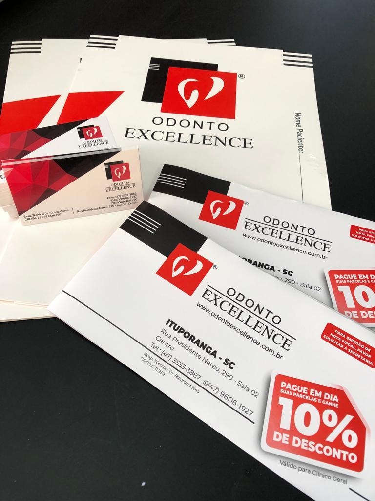 Materiais Odonto Excellence - SA Impressão - Mais que uma boa impressão