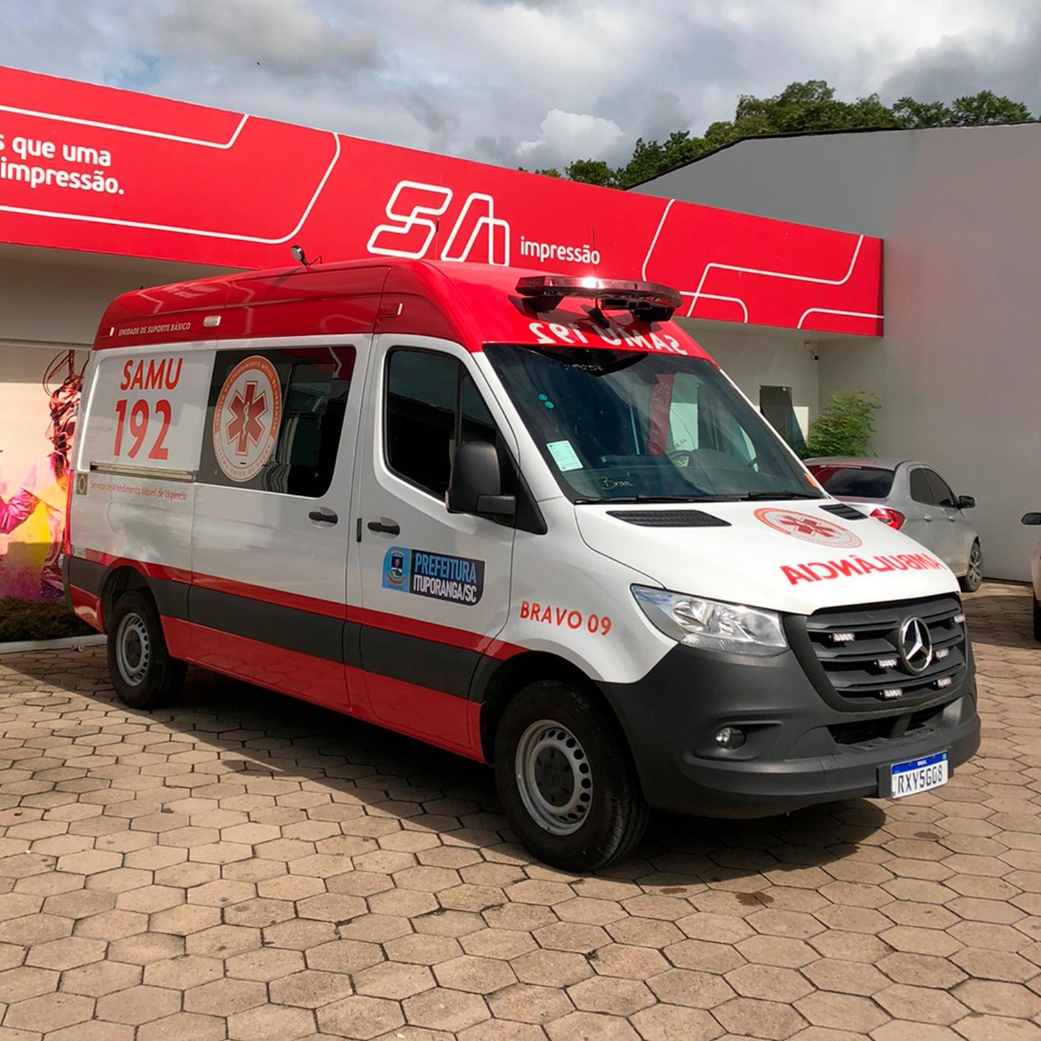 Personalização Samu - SA Impressão - Mais que uma boa impressão